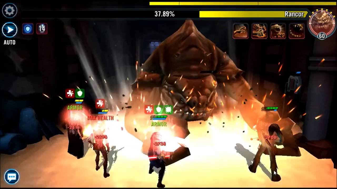 SWGOH - how to Rancor Raid Star Wars Galaxy of Heroes - YouTube