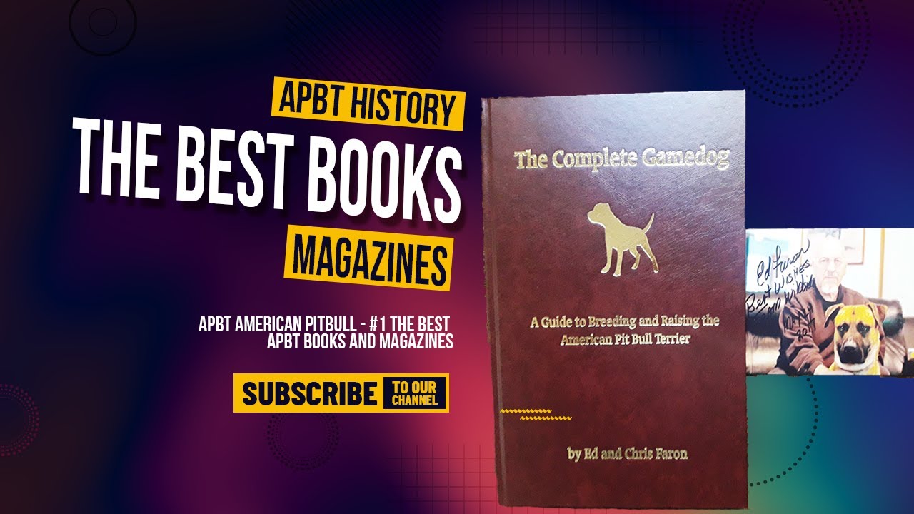 APBT AMERICAN PITBULL - #1 THE BEST APBT BOOKS AND MAGAZINES - YouTube