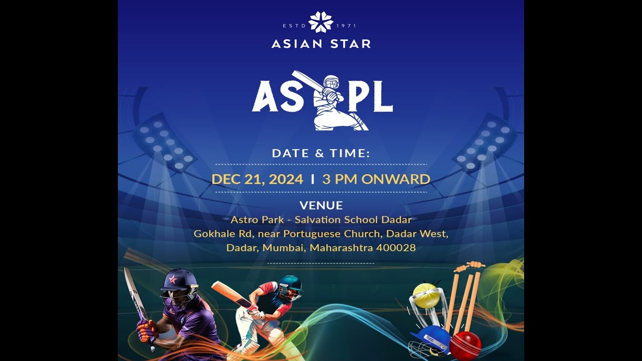 ASPL PRIMIER LEAGUE 2024 / TURF 1 - YouTube