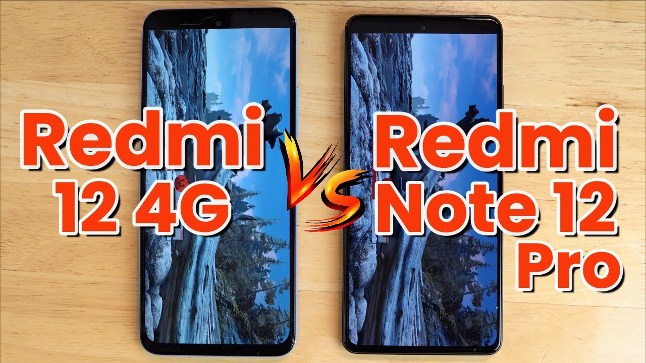 Redmi 12 4G vs Redmi Note 12 Pro Antutu - YouTube