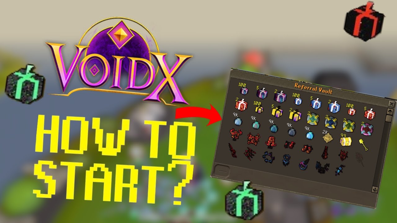 THE BEST WAY TO START ON THIS CUSTOM RSPS "AMAZING PERK SYSTEM AND MORE" | VOIDX RSPS - YouTube