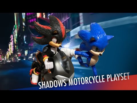 Sonic the hedgehog 3 -Shadow the hedgehog motorcycle play-set review (🚨 ...