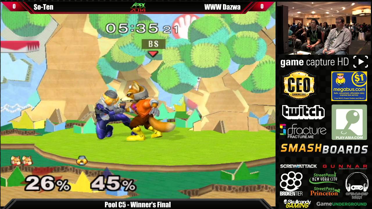 Super Smash Bros Melee Pools part 1 - Apex 2014 Tournament - YouTube