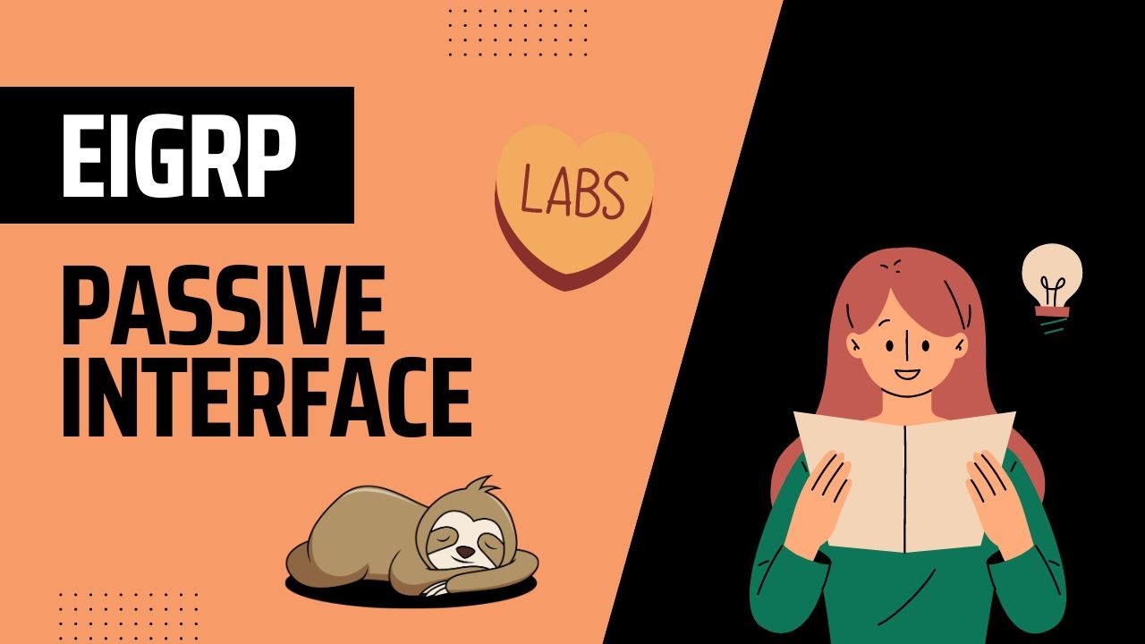 CCIE Enterprise Infrastructure - EIGRP Passive Interface - YouTube