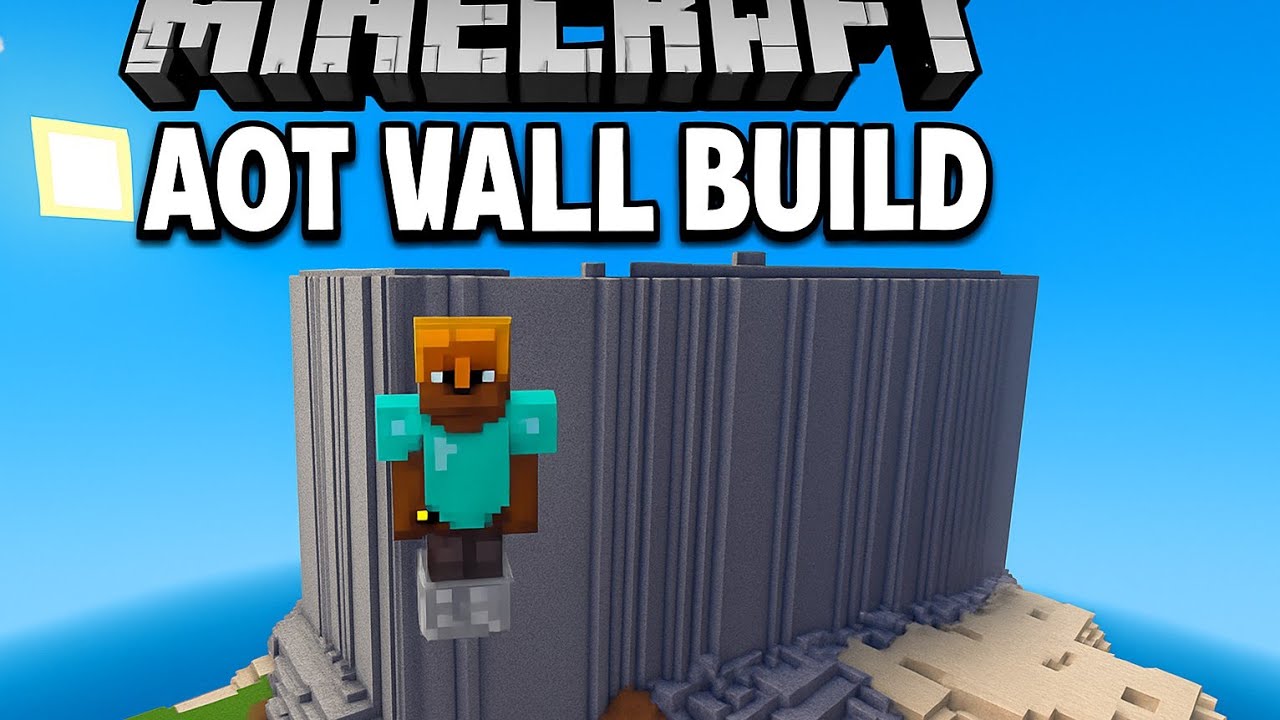 MINECRAFT : I build a A.O.T wall Maria |Creative| ep.1| 🧱⛏️ - YouTube