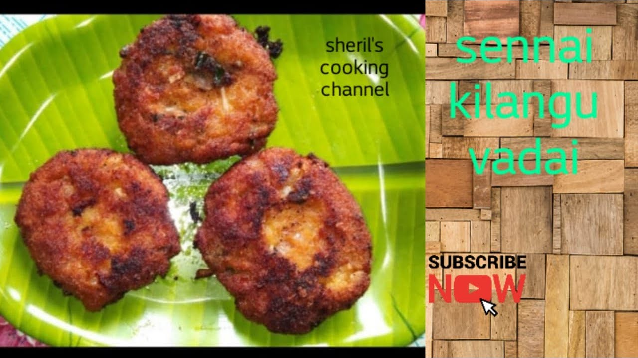 Senai Kilangu Vadai (மொறு மொறு சேனைக்கிழங்கு வடை in Tamil) - YouTube