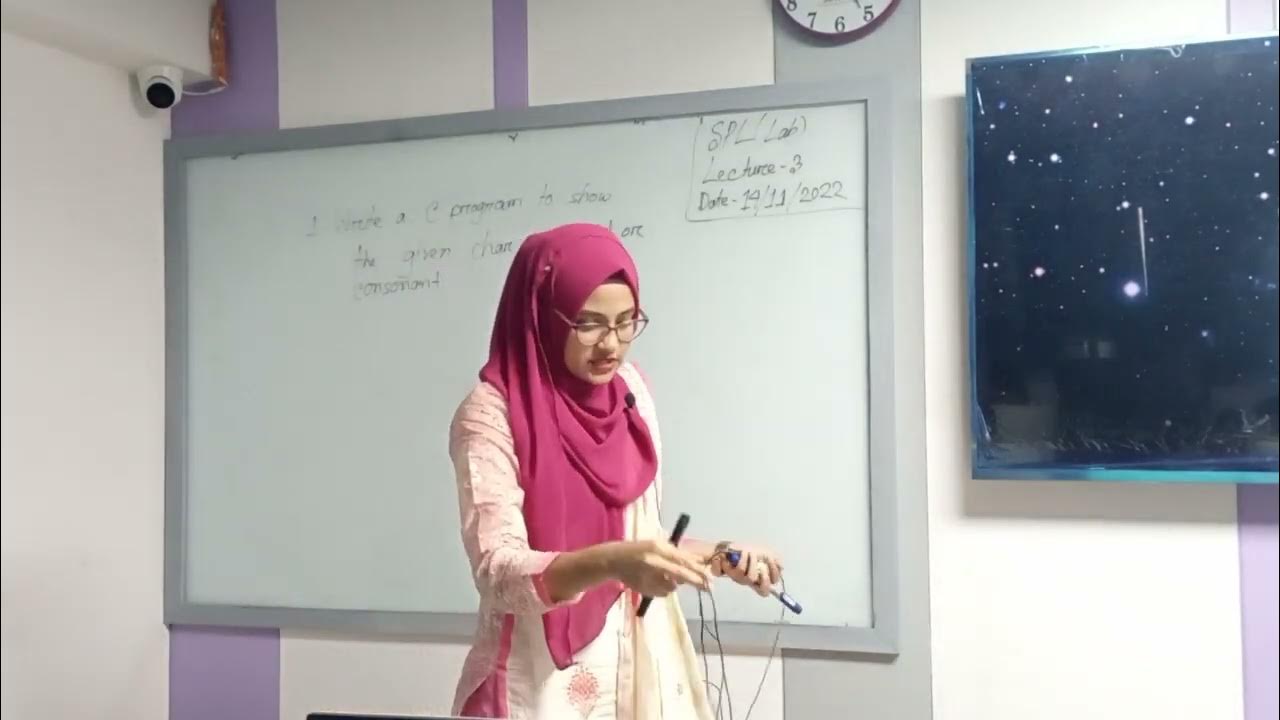 Structured Programming Language Lab | Lecture-3 | CSE | Ayesha Siddique | University of Scholars ...