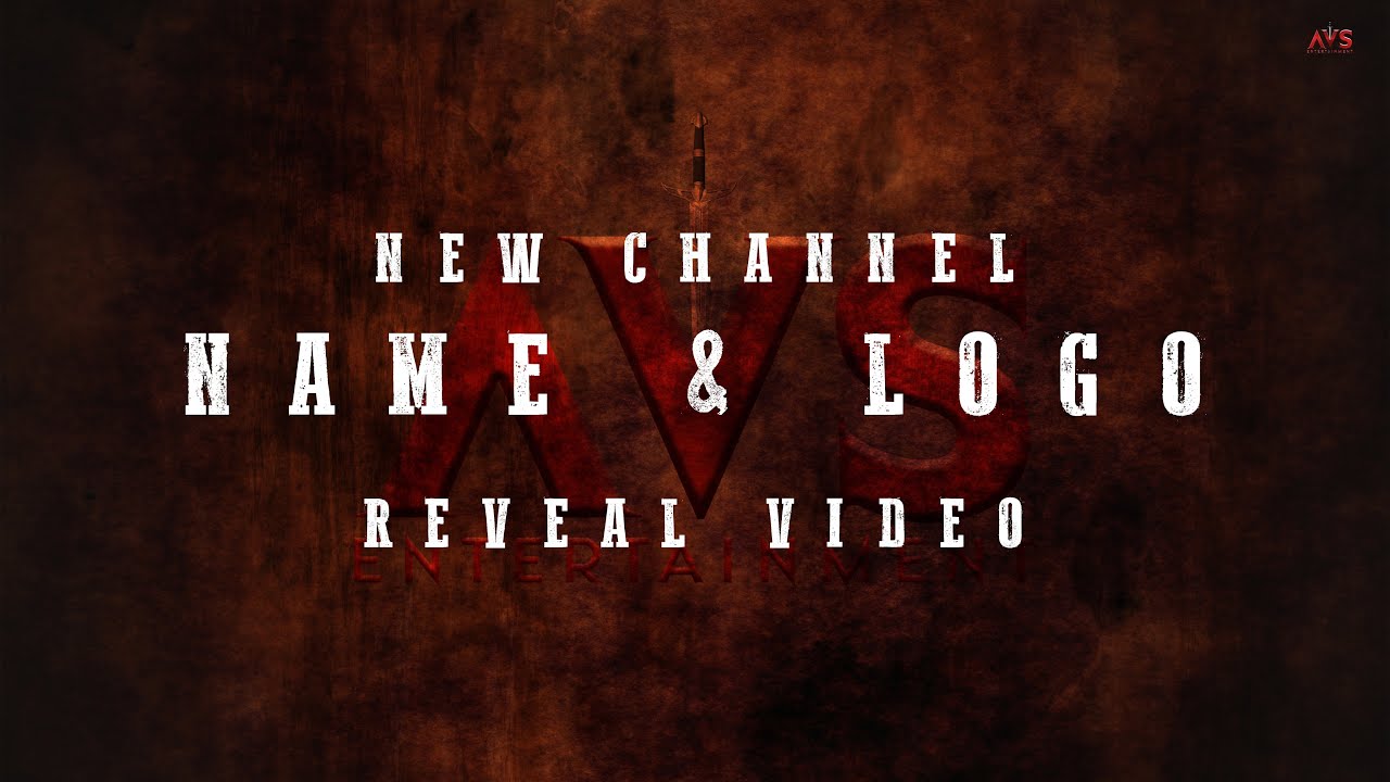 NEW CHANNEL— LOGO REVEAL ! - YouTube