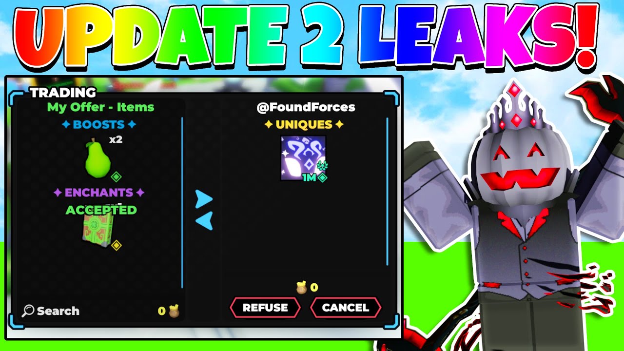 😱(TRADING) UPDATE 2 *LEAKS* in Tapping legends Final - YouTube