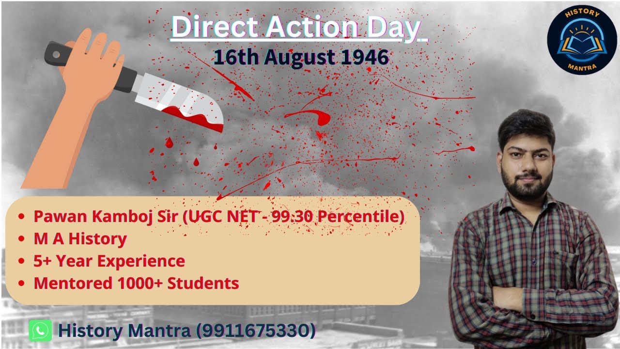 Direct Action Day by Pawan Kamboj Sir I #ugcnetdecember2023 #ugcnetexam ...