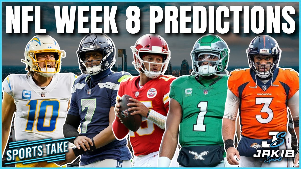 Sports Take Previews and Predicts NFL Week 8 Matchups | Can Eagles Take ...