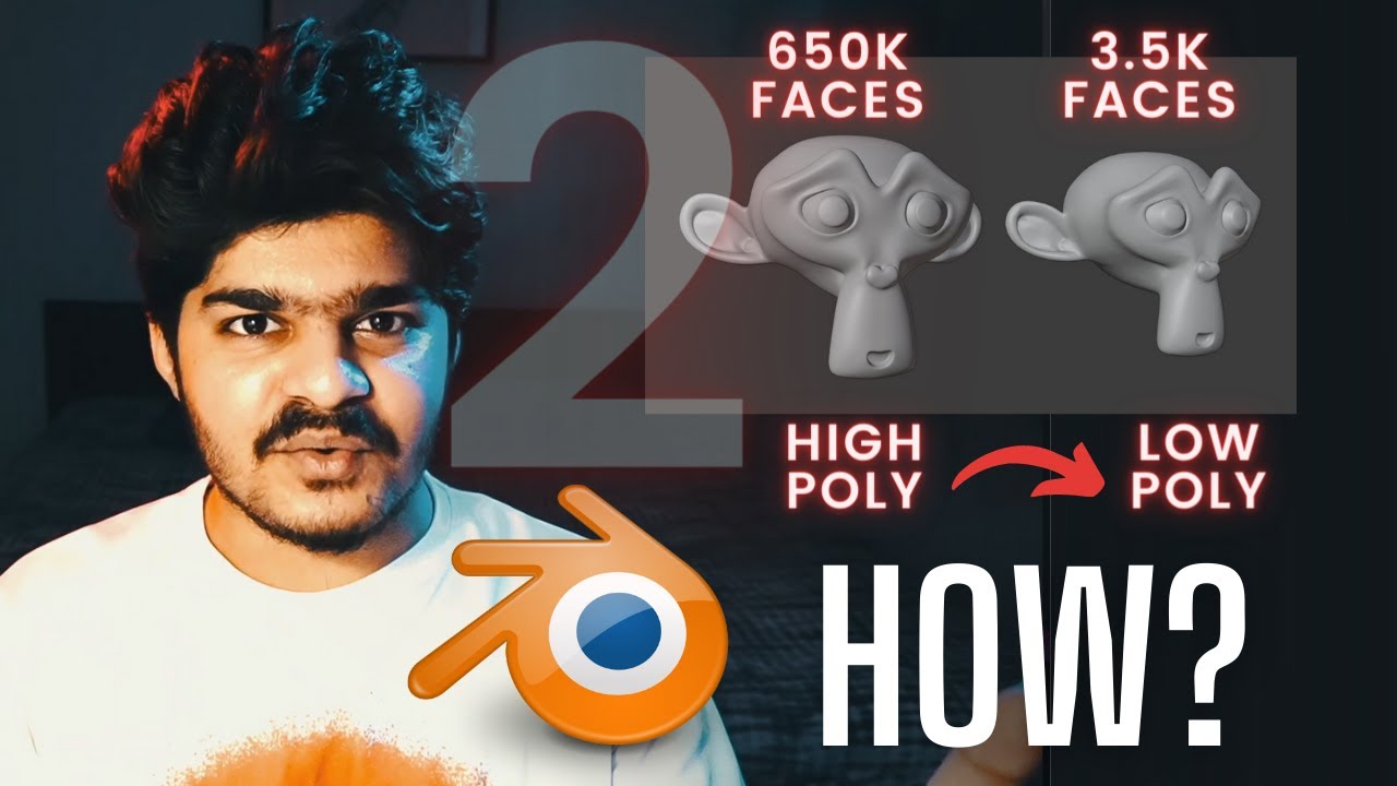 High Poly to Low Poly Part 2 | Blender Tutorial Series - YouTube