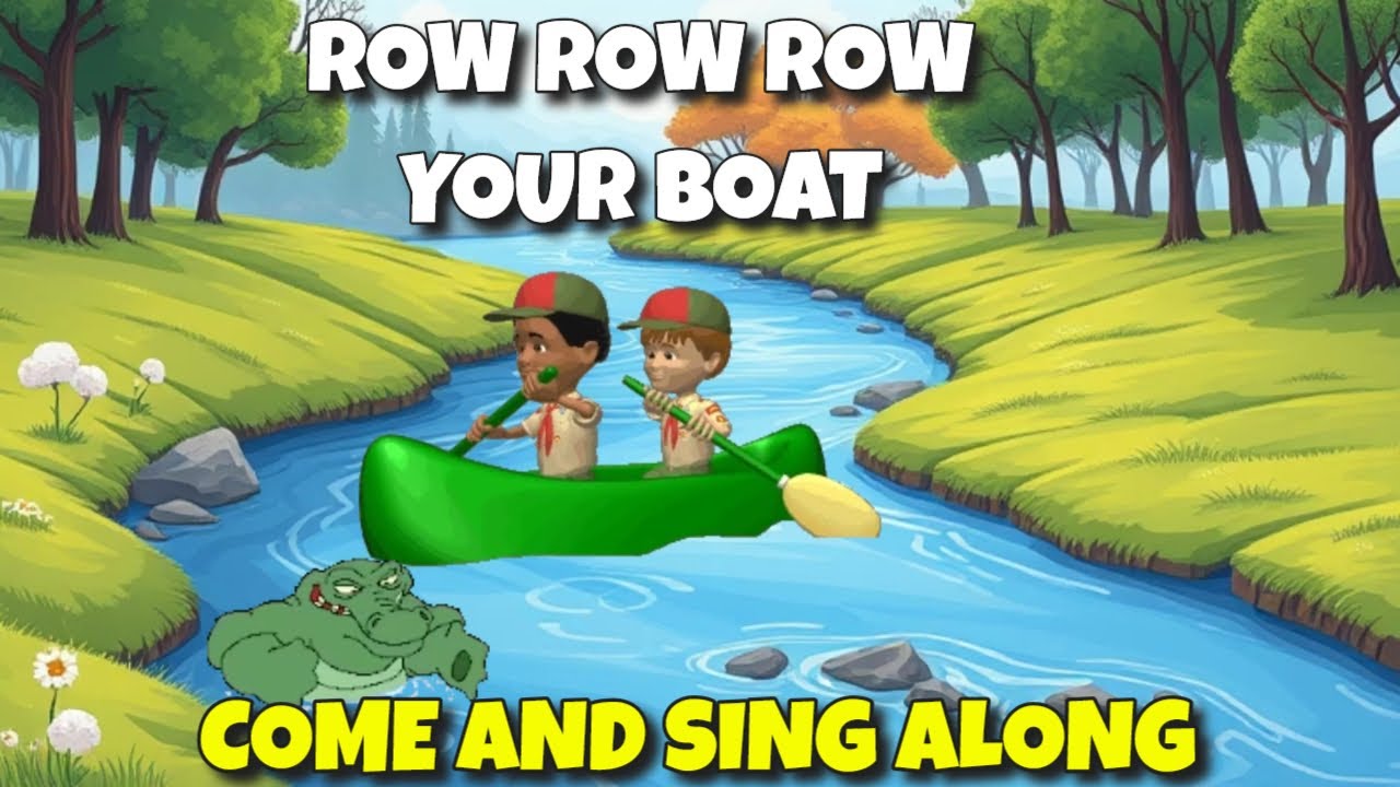 Row Row Row Your Boat Childrens Singalong Fun Song - YouTube Music