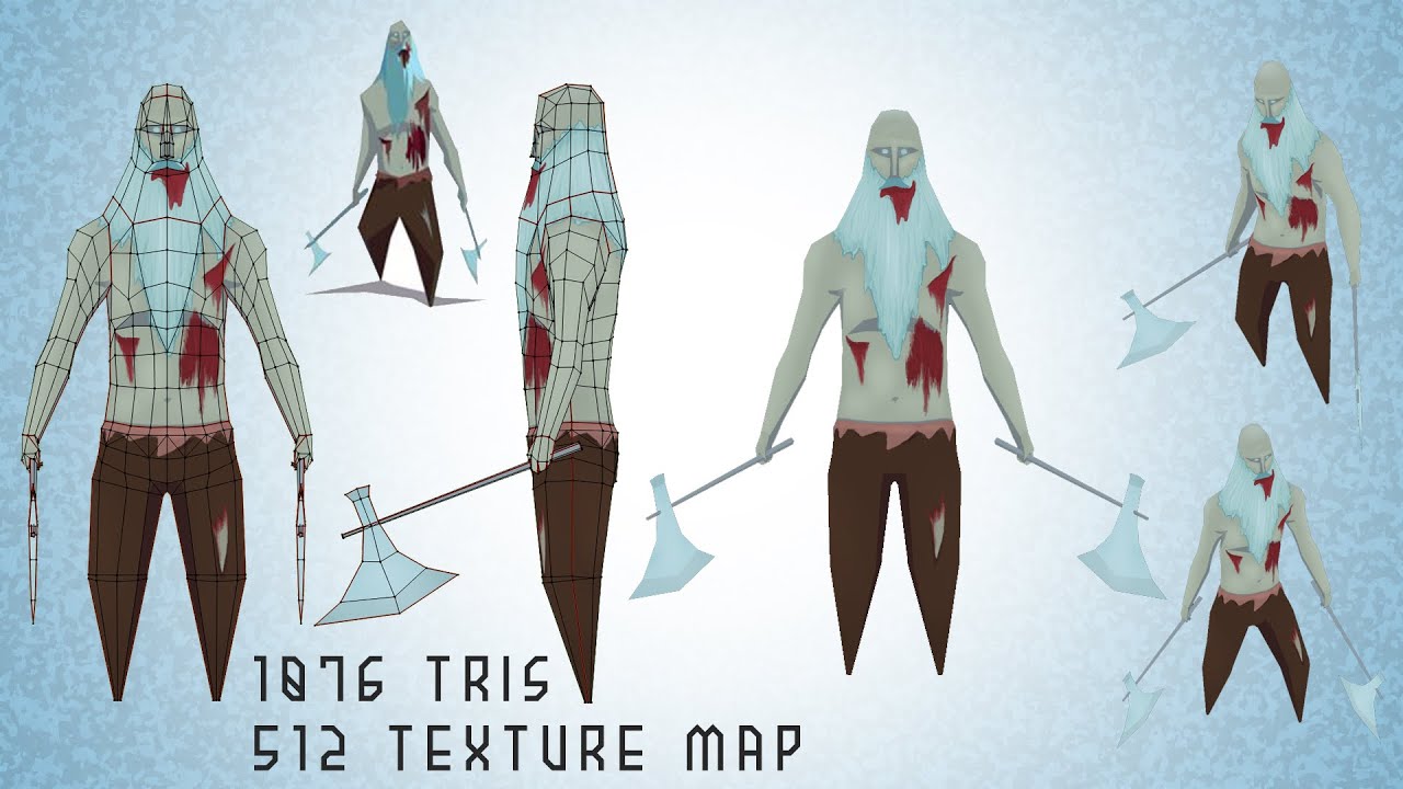 | PigArt | BLENDER Low Poly: Undead character - YouTube