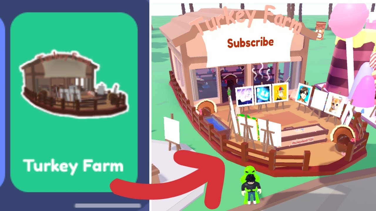 Buying the Turkey Farm Booth in Roblox Starving Artists - YouTube