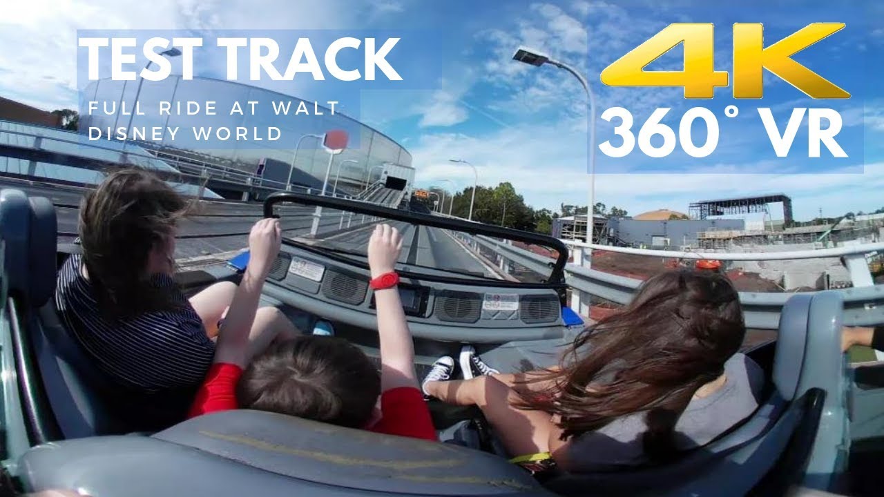 Test Track 4K 360° Degree VR FULL RIDE POV at EPCOT - YouTube