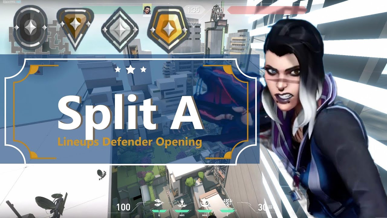 [Eng] fade lineups on Split [valorant/ヴァロラント] - YouTube
