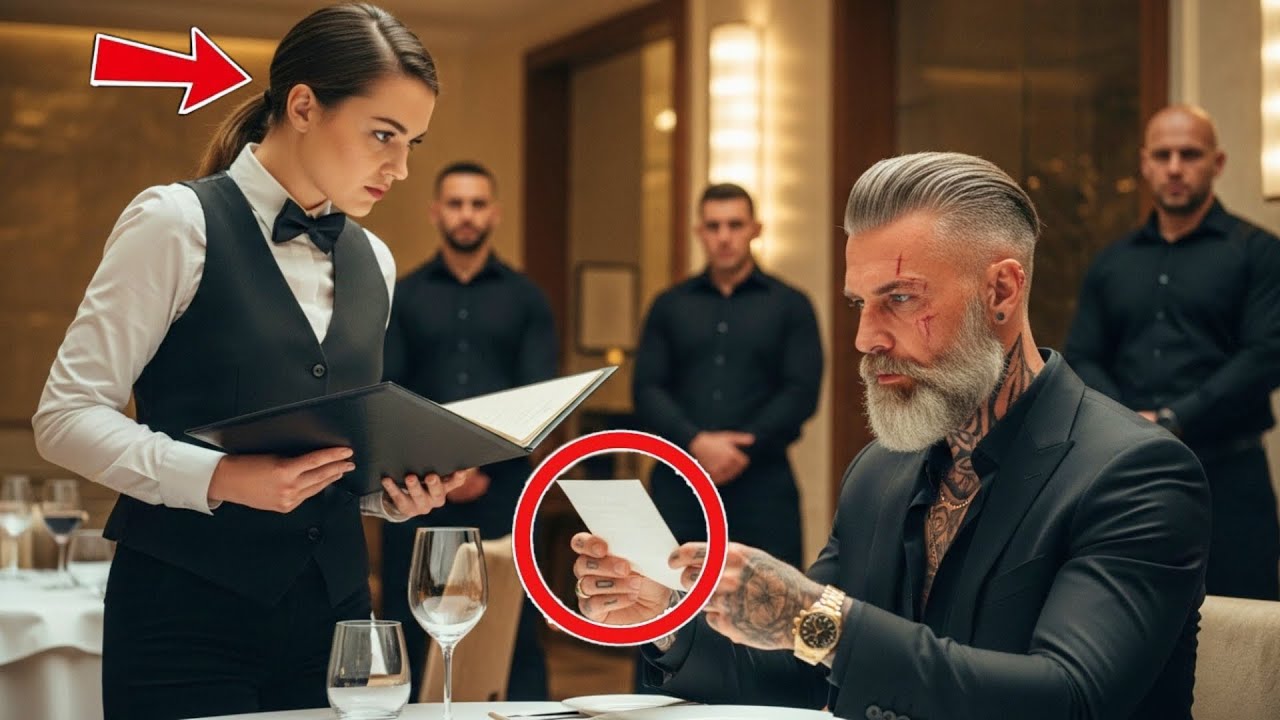WAITRESS SLIPS A WARNING TO THE MAFIA BOSS “YOUR BODYGUARD SOLD YOU OUT ...