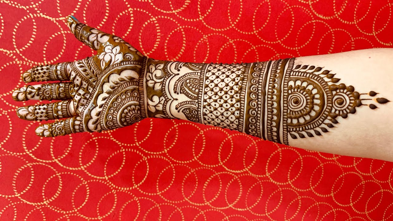 Full hand detail bridal mehndi design ll dulhan mehndi design ll ...