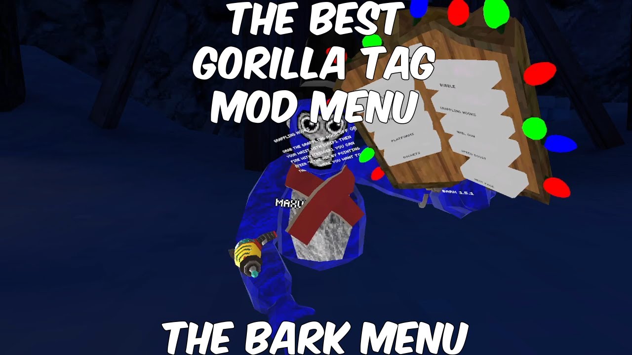 REVIEWING THE BEST MOD MENU IN GORILLA TAG (Bark Mod Menu) | Gorilla ...