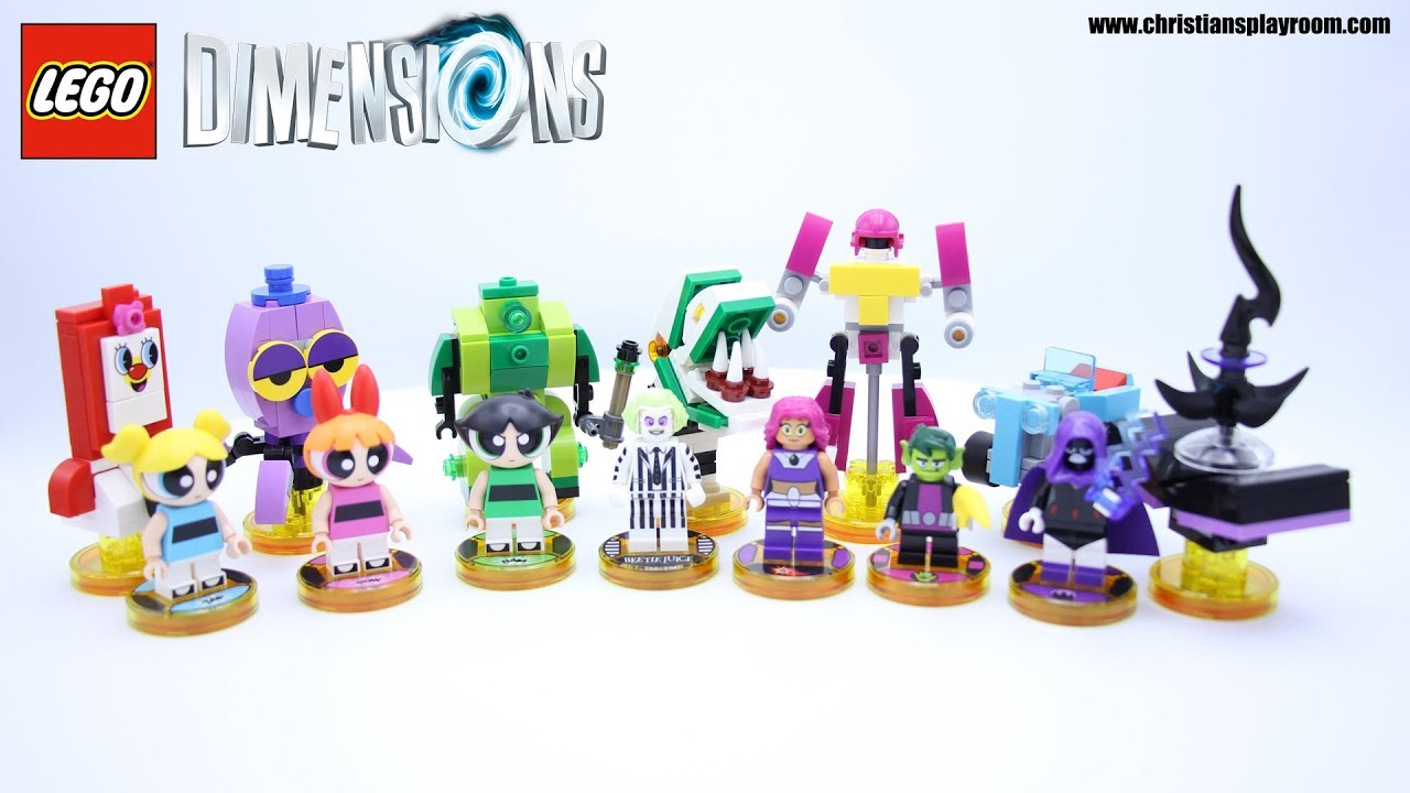 LEGO Dimensions ALL WAVE 9 Sets! Beetlejuice, Teen Titans, Powerpuff ...