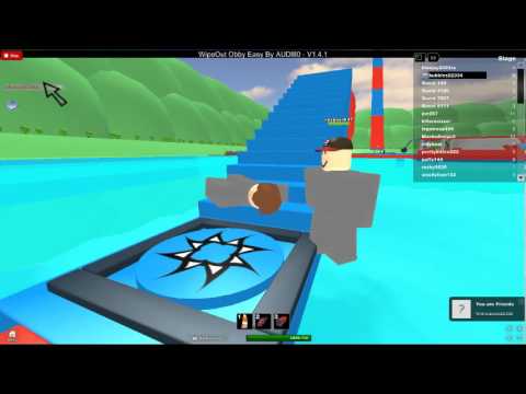 roblox wipeout game - YouTube