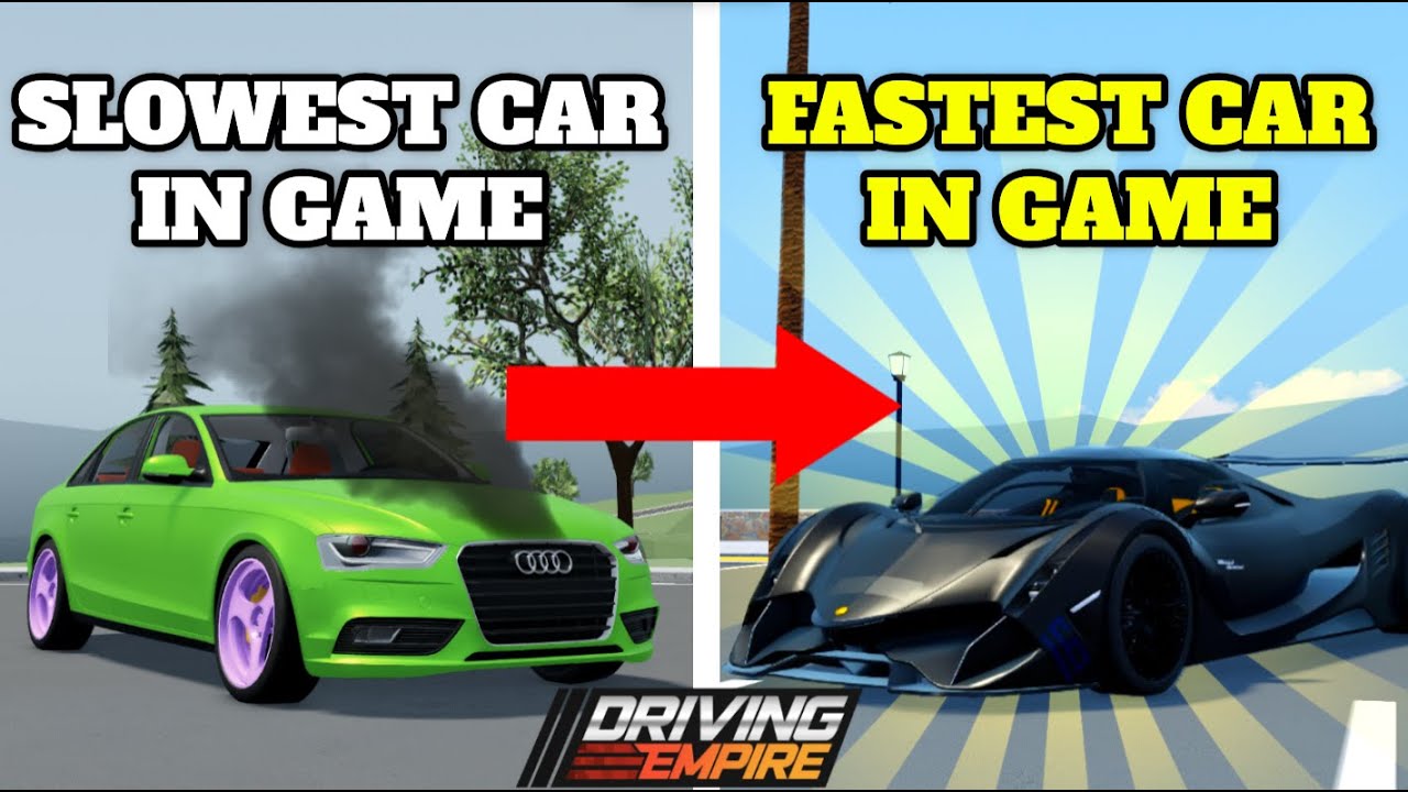 Driving Empire BUT If I Crash My Car Gets FASTER! - YouTube