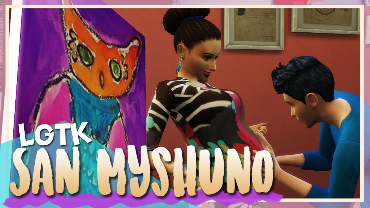 The Sims 4: LGTK San Myshuno! // Jes' Glorious Painting - #2 - YouTube