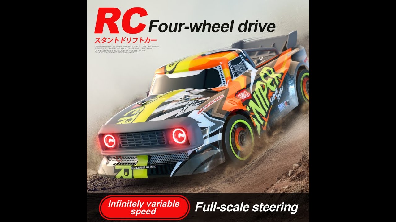 Professional Racing RC Car 30KM/H 4WD Electric Continuously Variable ...