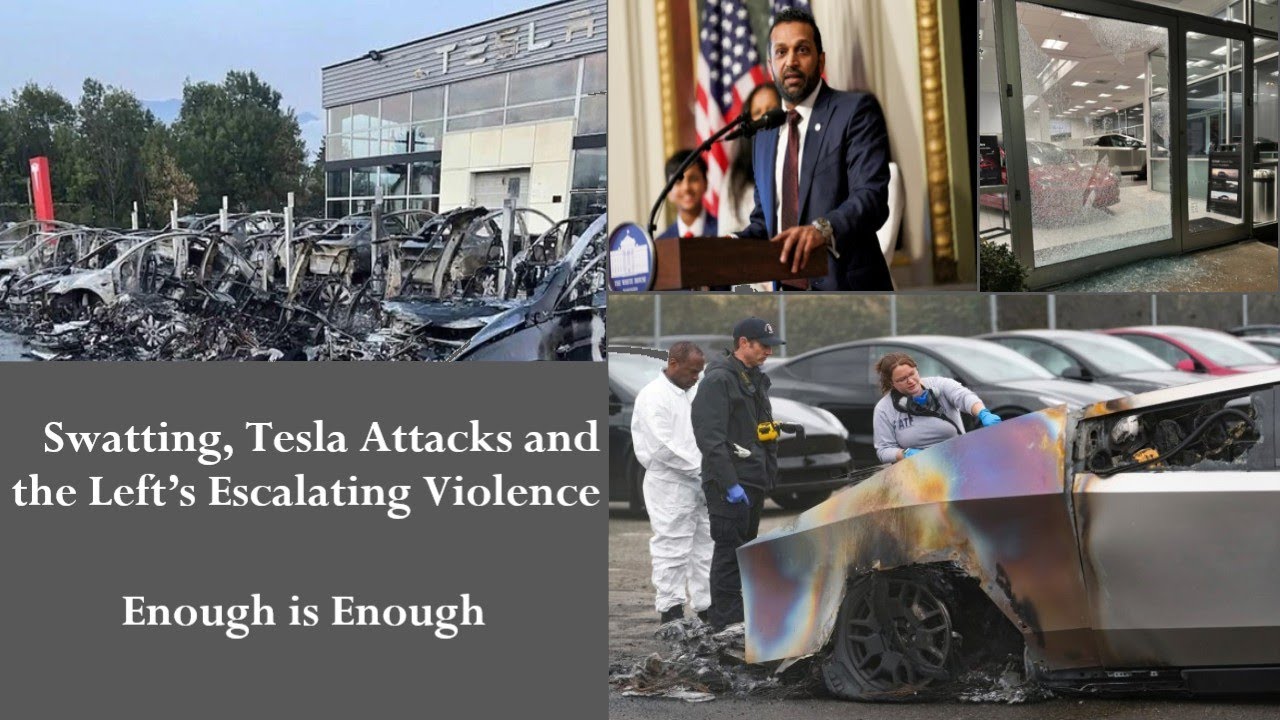 Swatting, Tesla Attacks and the Left’s Escalating Violence - YouTube