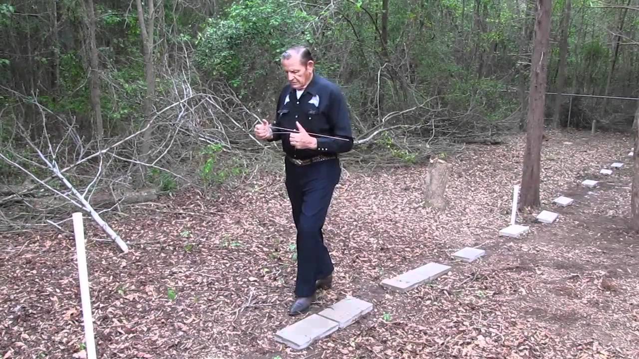 Dowsing for Graves with Mr. E.J. Adams - YouTube