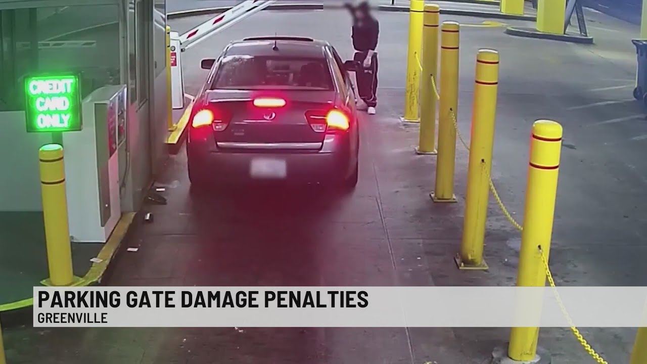 Greenville Cracking Down After Drivers Keep Smashing Parking Gates ...