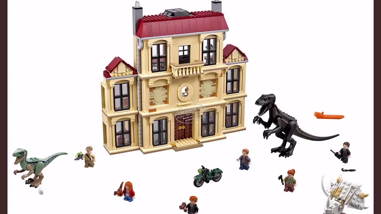 Full Indoraptor LEGO Set! - YouTube