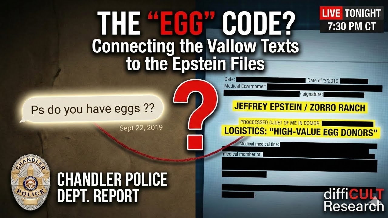 The "Egg" Code? Connecting the Vallow Texts to the Epstein Files - YouTube
