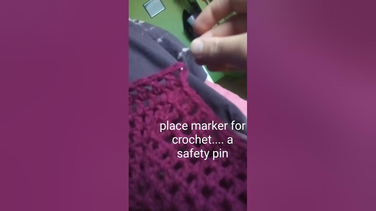 Cheap Crochet Marker Safety Pins Crochetideas Youtube