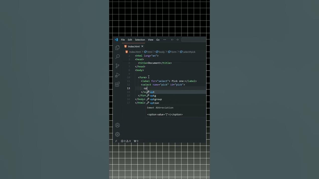 Selecting In Html Html Series Prat 13 Codingin17 Html Shorts Youtube
