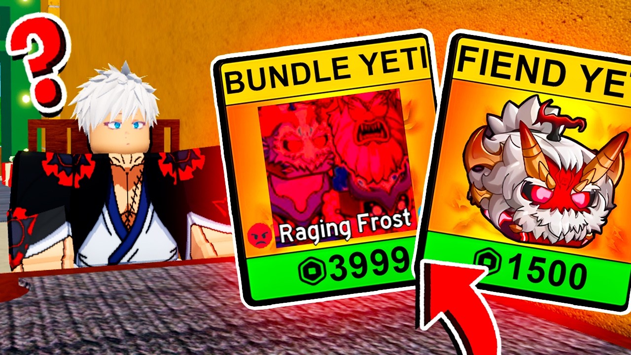 O QUE ESTÃO OFERECENDO pelo NOVO BUNDLE e a FIEND YETI no BLOX FRUITS ...