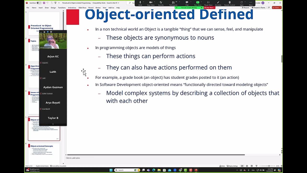 031924 COSC 1337 C++ object-oriented programming - YouTube