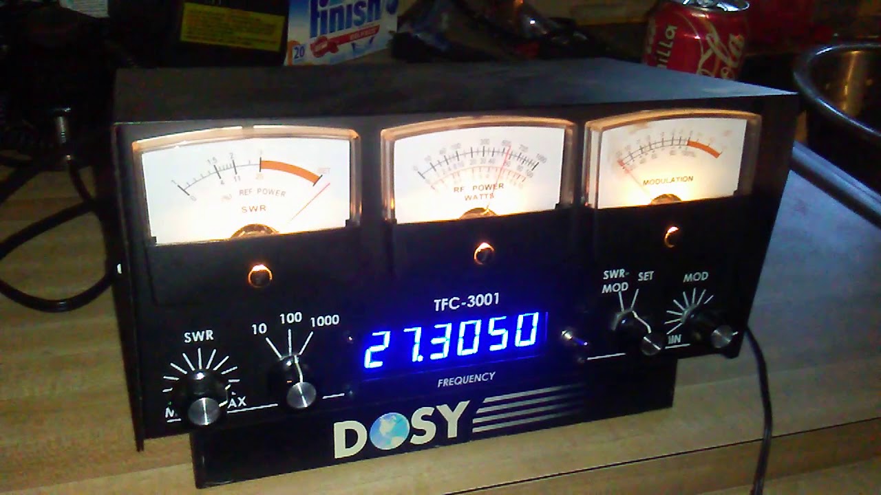 Dennis Anytone AT-6666 stock test on DOSY meter - YouTube