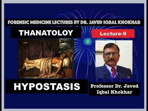 9. THANATOLOGY HYPOSTASIS, DEFINITION, COLOR OF LIVIDITY PROGRESSION ...