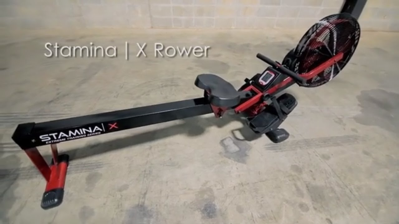 Stamina | X Air Rower - Durable rowing chain; Air resistance - YouTube