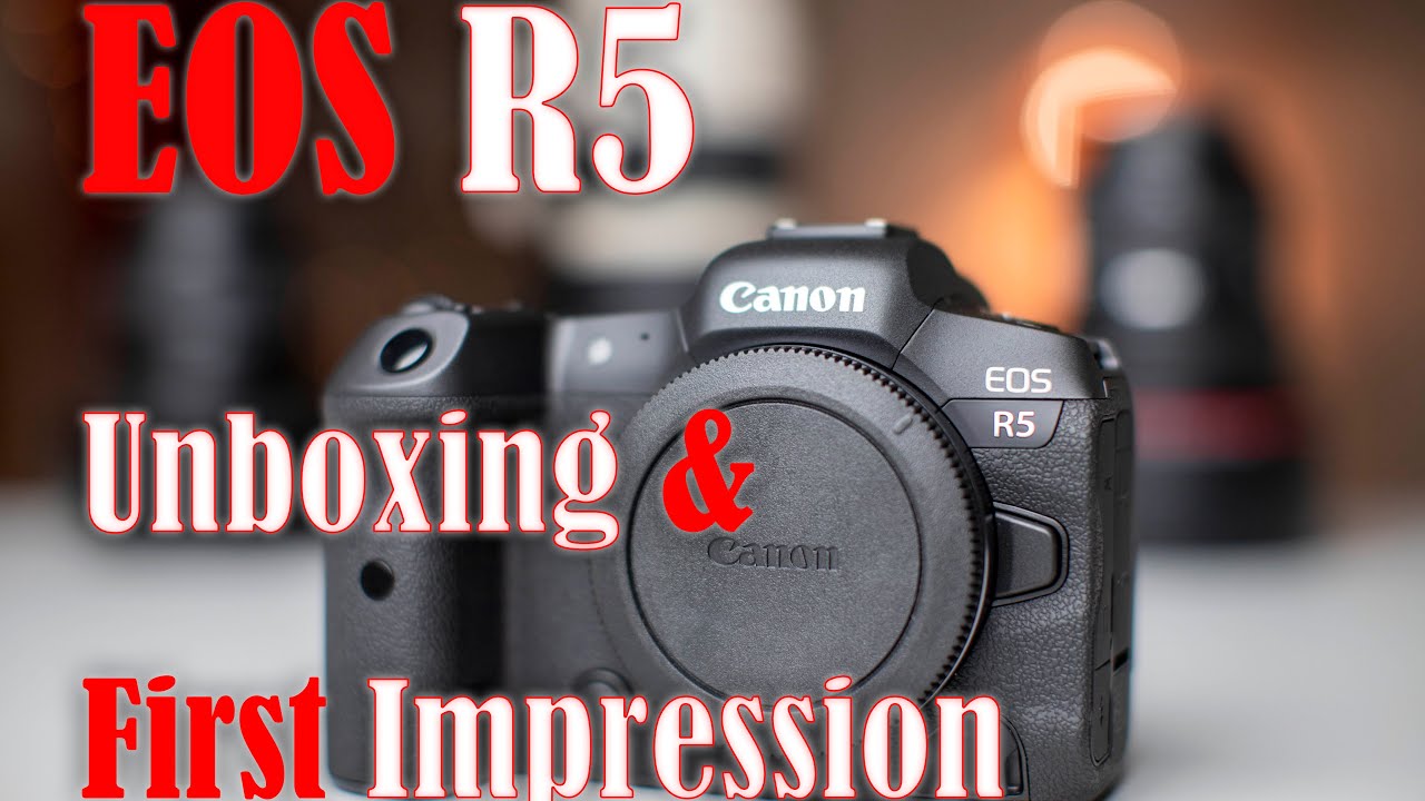 Canon EOS R5 unboxing - 1st Impression with Expensive Heater having ...