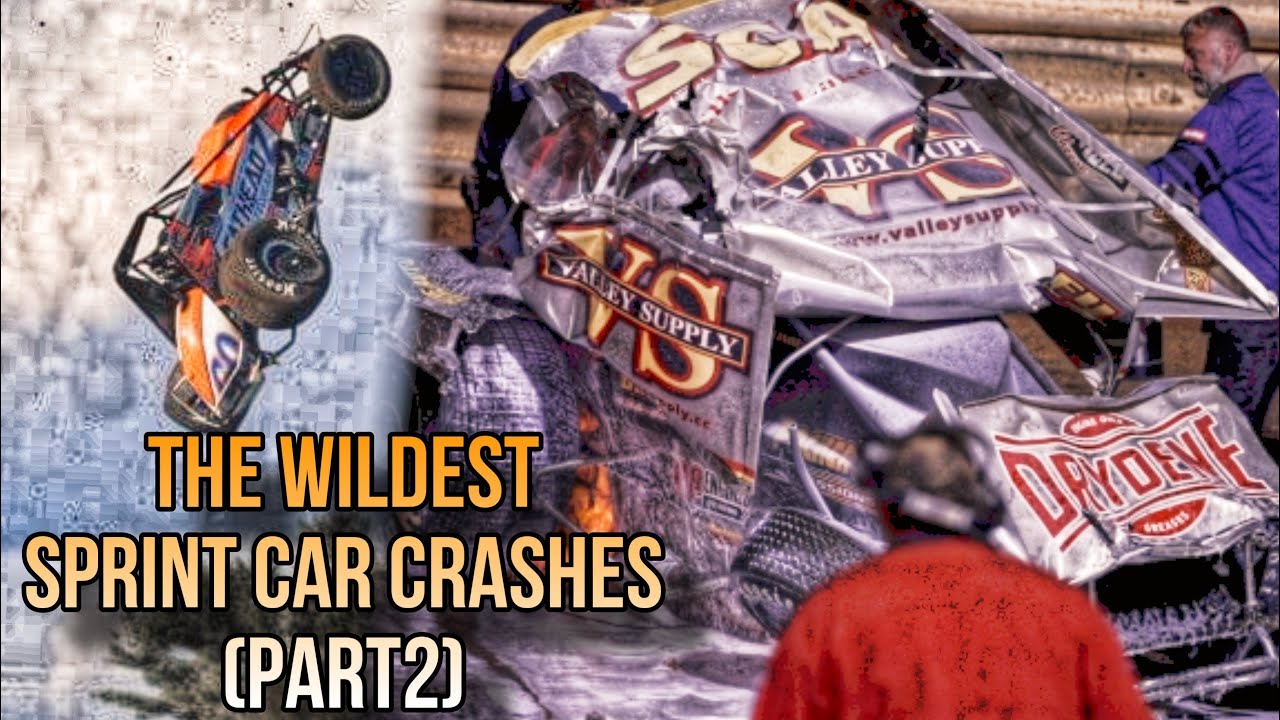 wildest Sprint Car Crashes (Part 2) - YouTube