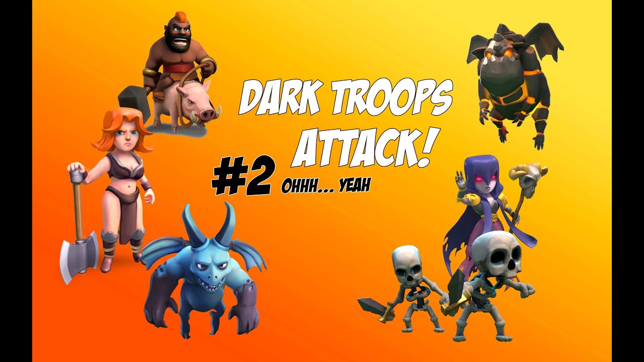 Clash of Clans - Dark Troops Attack #2 [Deutsch/HD] - YouTube