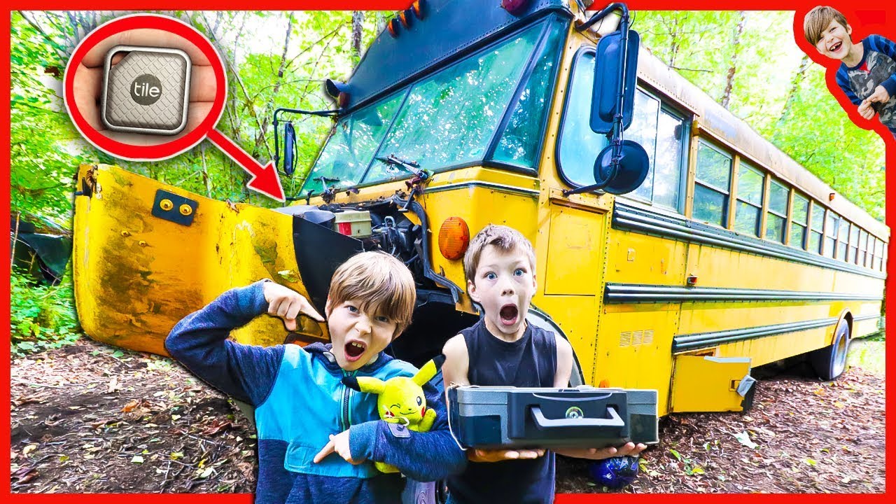 FOUND SECRET TRACKING DEVICE INSIDE ABANDONED SCHOOL BUS! (Spy Gadgets ...