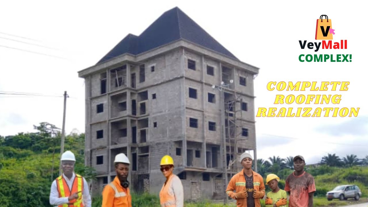 BUILDING IN CAMEROON 🇨🇲 LIMBE | EPS 24 : COMPLETE ROOFING REALIZATION ...