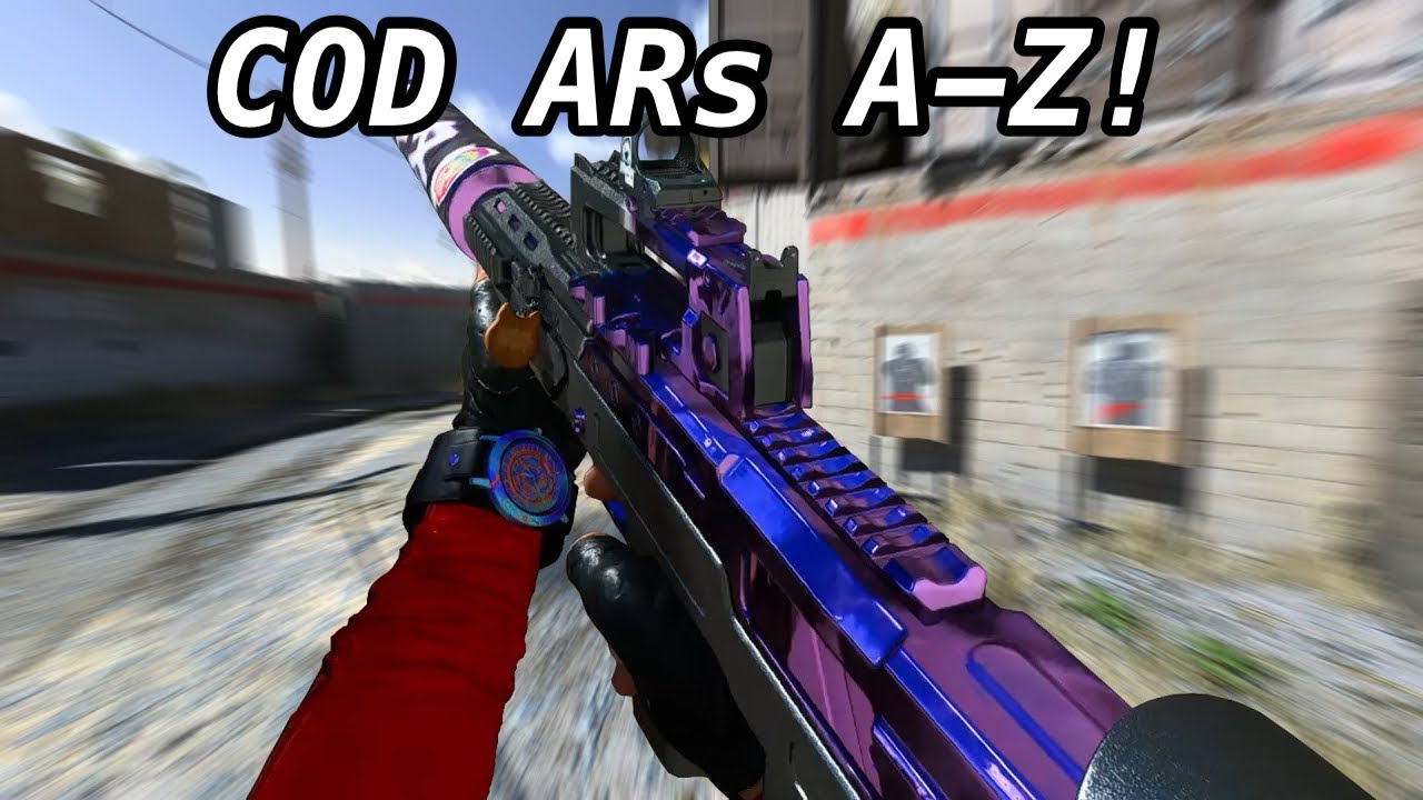 The BEST COD ARs A-Z!! - YouTube