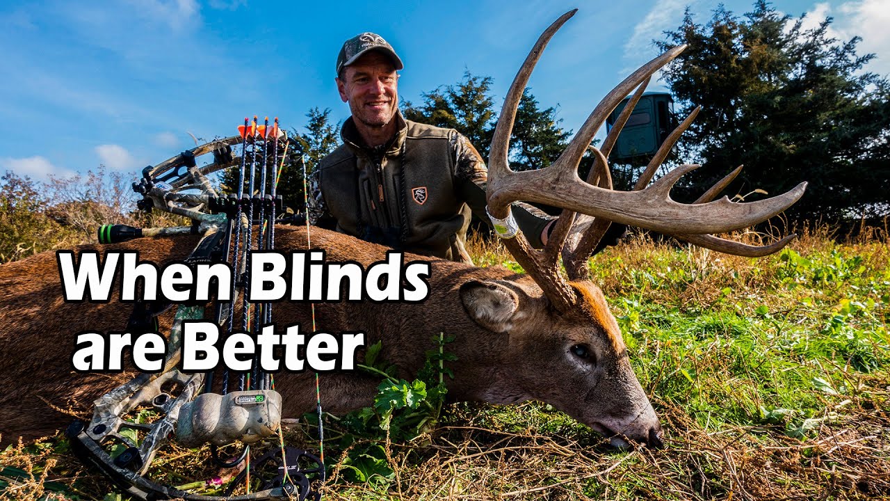 Two Times when Blinds are Better | Bowhunting Whitetails w/ Bill Winke ...