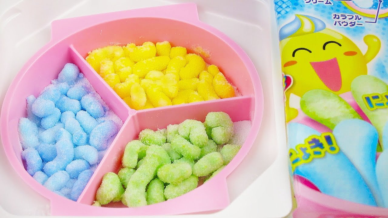 Сахарные червячки из порошка Nyoki Nyoki Kororon ~ Японские вкусняшки ...