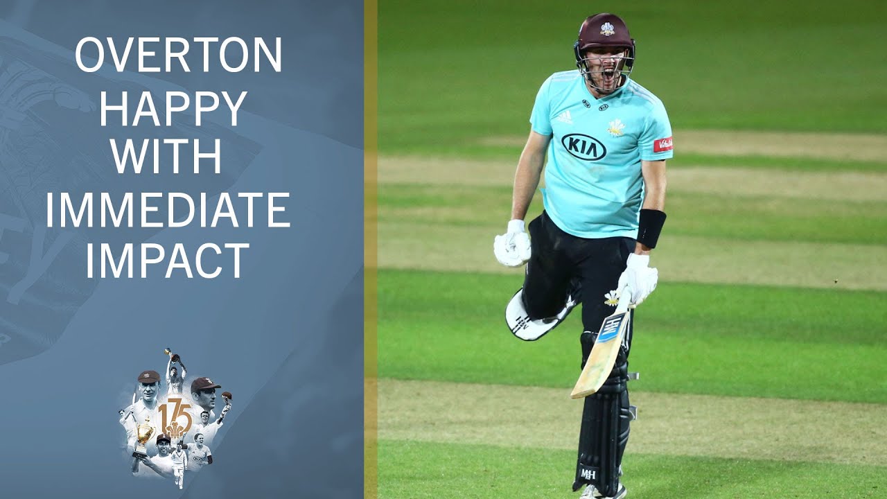 Jamie Overton pleased with immediate impact | Surrey all-rounder after ...